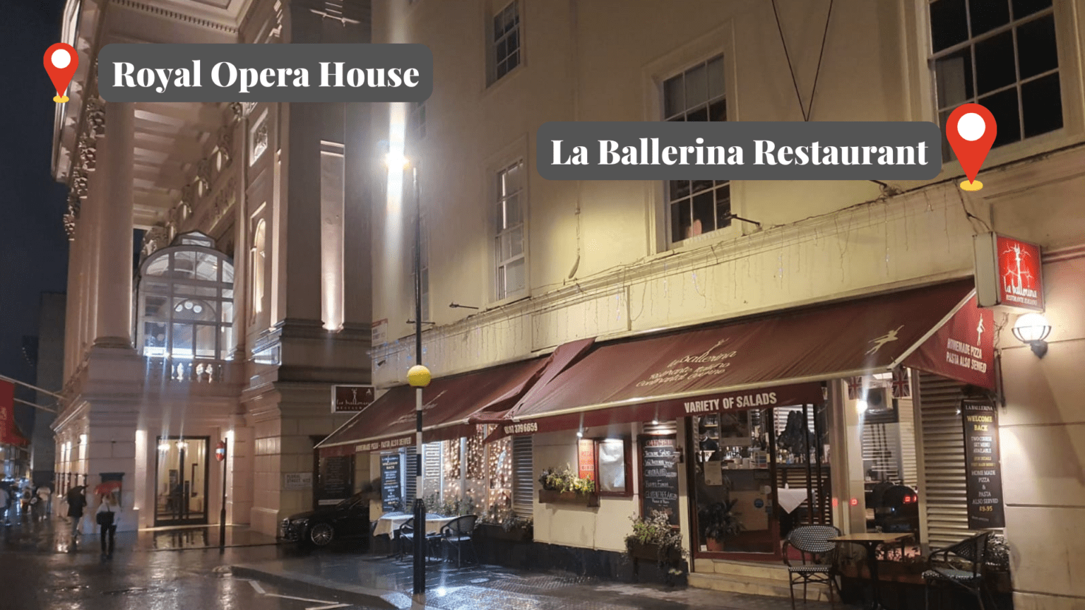 La Ballerina Royal Opera House Restaurant | Italian Restaurant