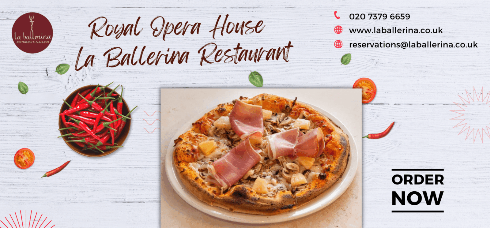 Royal Opera House Restaurant | La Ballerina Italian Restaurant